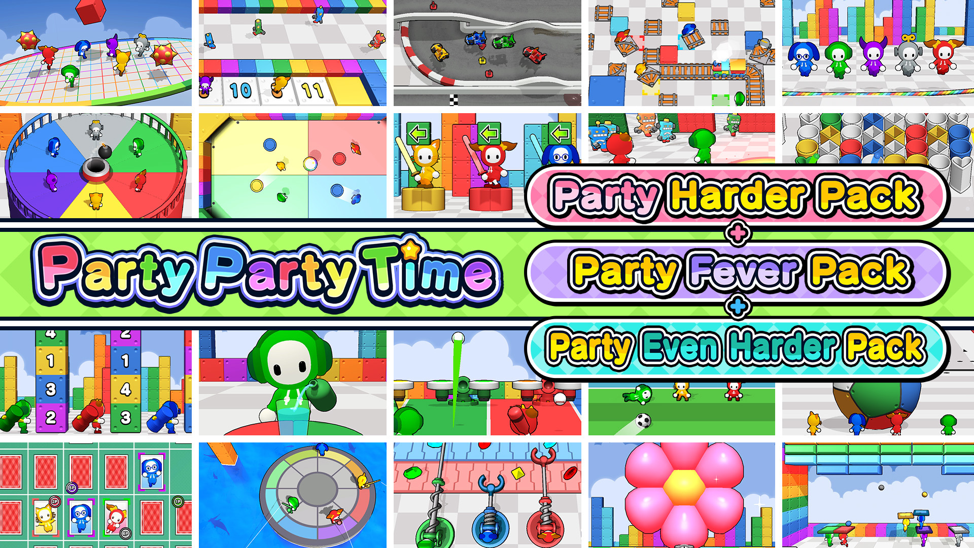 Party Fever Enjoy 3 Pack Set / Bundle / Nintendo eShop