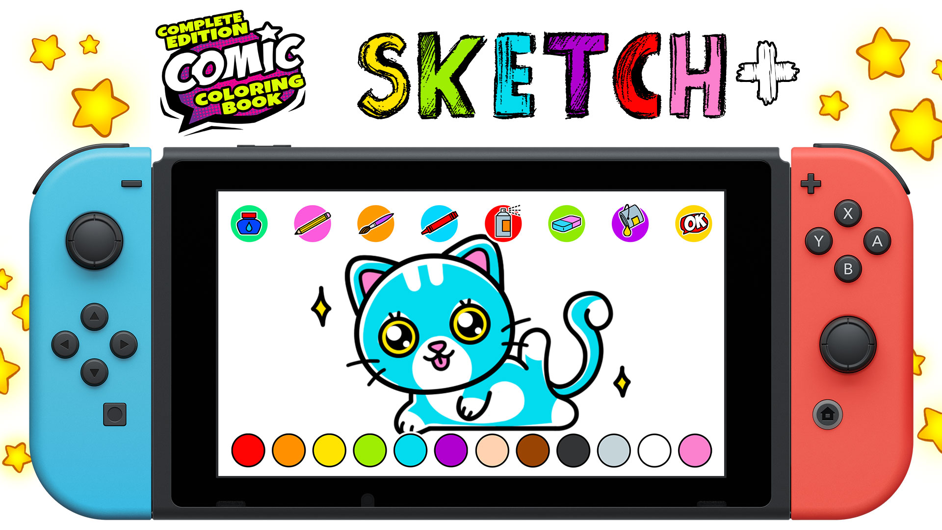 Comic Coloring Book Complete Edition: SKETCH +/Bundle/Nintendo Switch ...