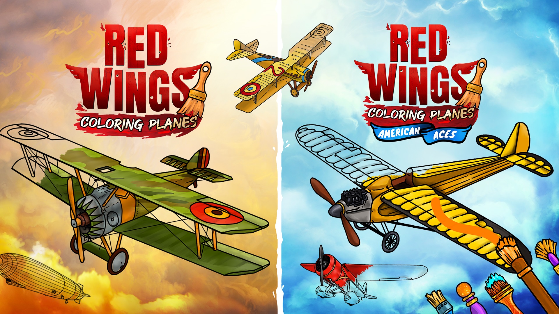 Red Wings: Coloring Planes Bundle｜組合商品｜任天堂
