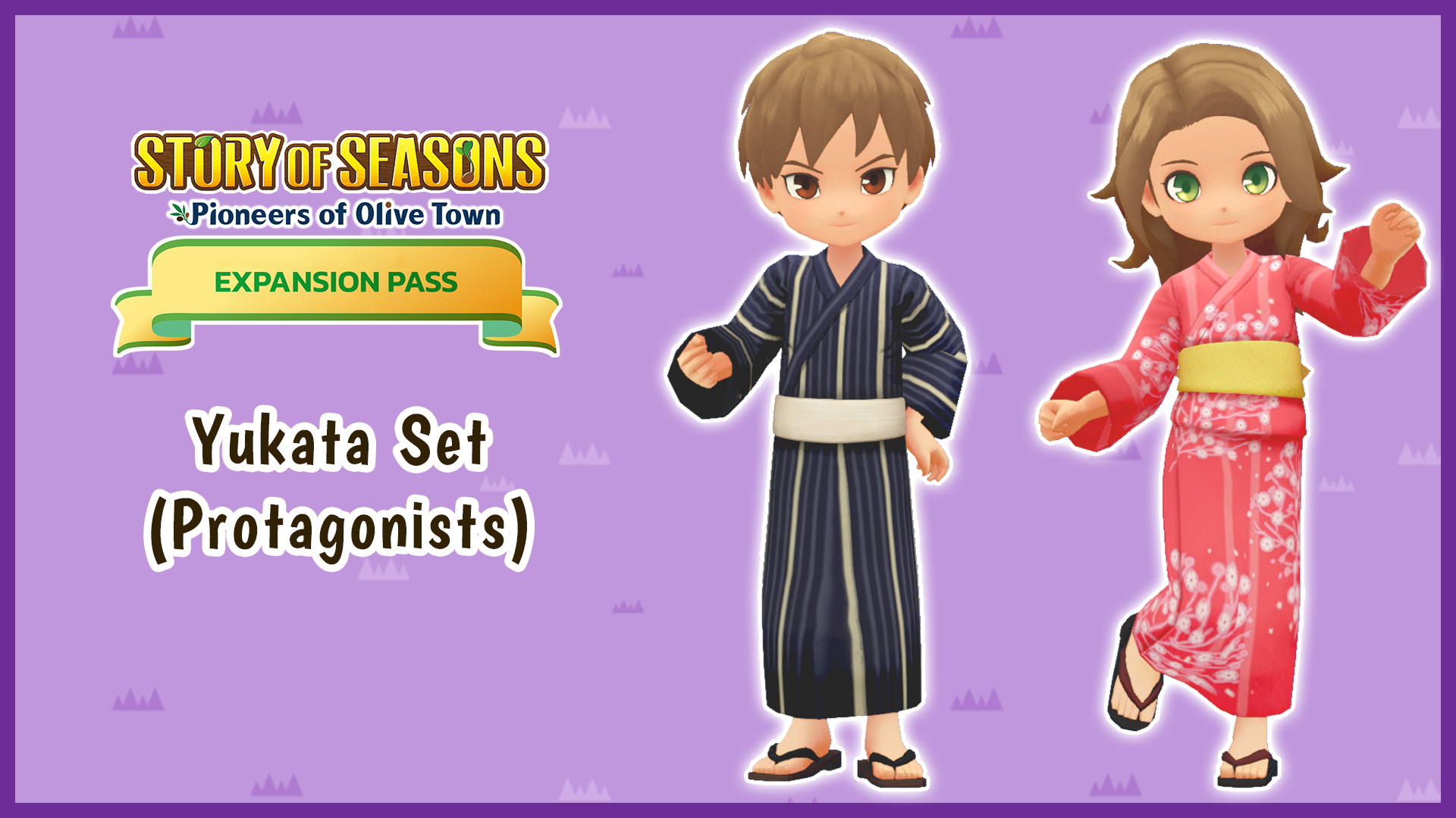 Yukata Set (Protagonists) / STORY OF SEASONS: Pioneers of Olive Town ...