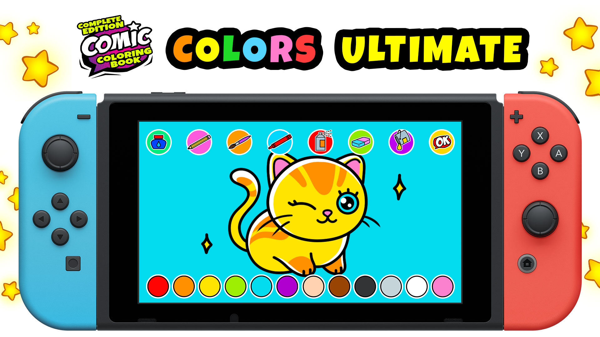 Comic Coloring Book Complete Edition: COLORS Ultimate/Bundle/Nintendo ...