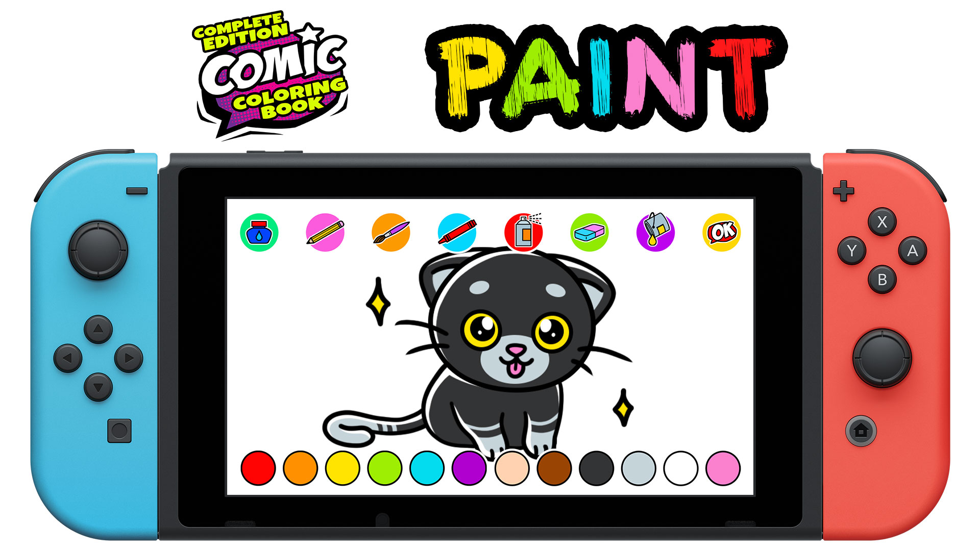 Comic Coloring Book Complete Edition: PAINT / Bundle / Nintendo eShop