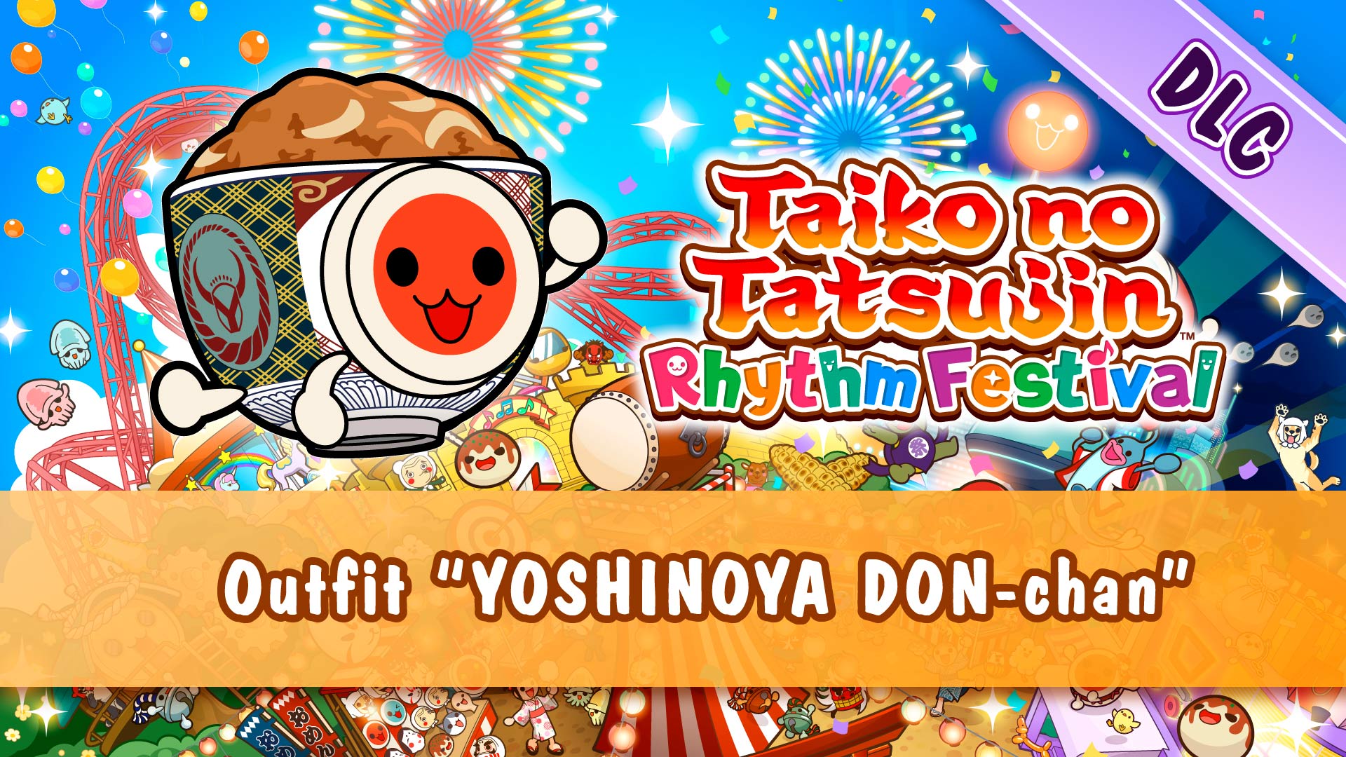 Taiko no Tatsujin: Rhythm Festival YOSHINOYA DON-chan Outfit / Taiko no ...
