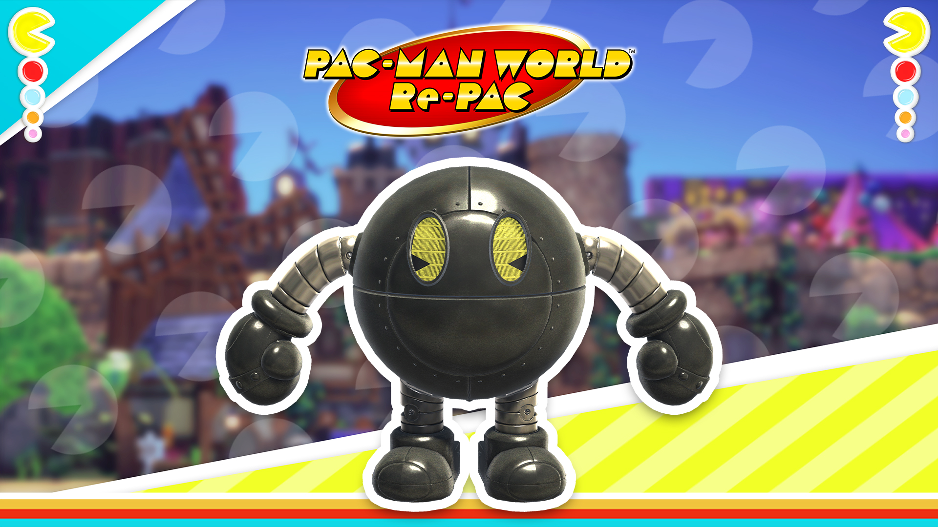 PAC-MAN WORLD Re-PAC Chrome Noir Chogokin skin / PAC-MAN WORLD Re-PAC ...