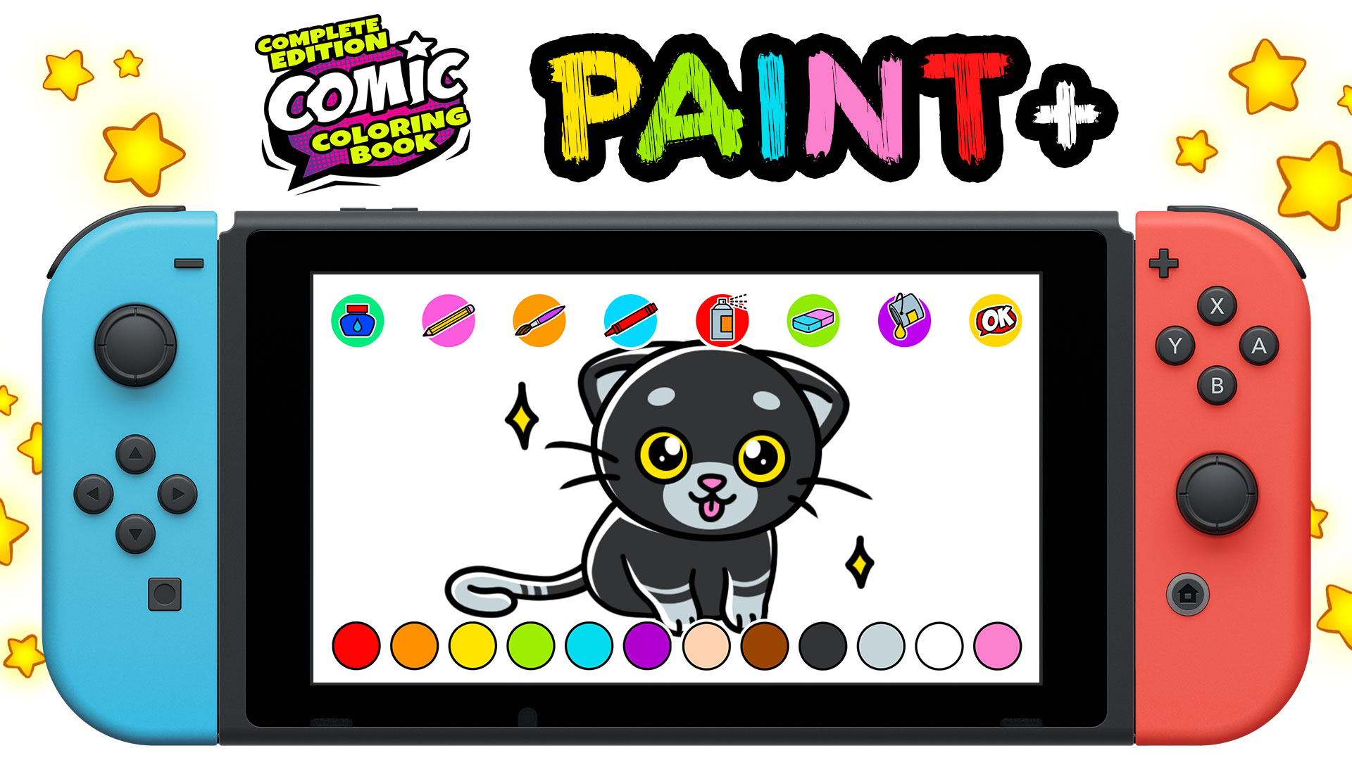 Comic Coloring Book Complete Edition: PAINT +/Bundle/Nintendo Switch ...