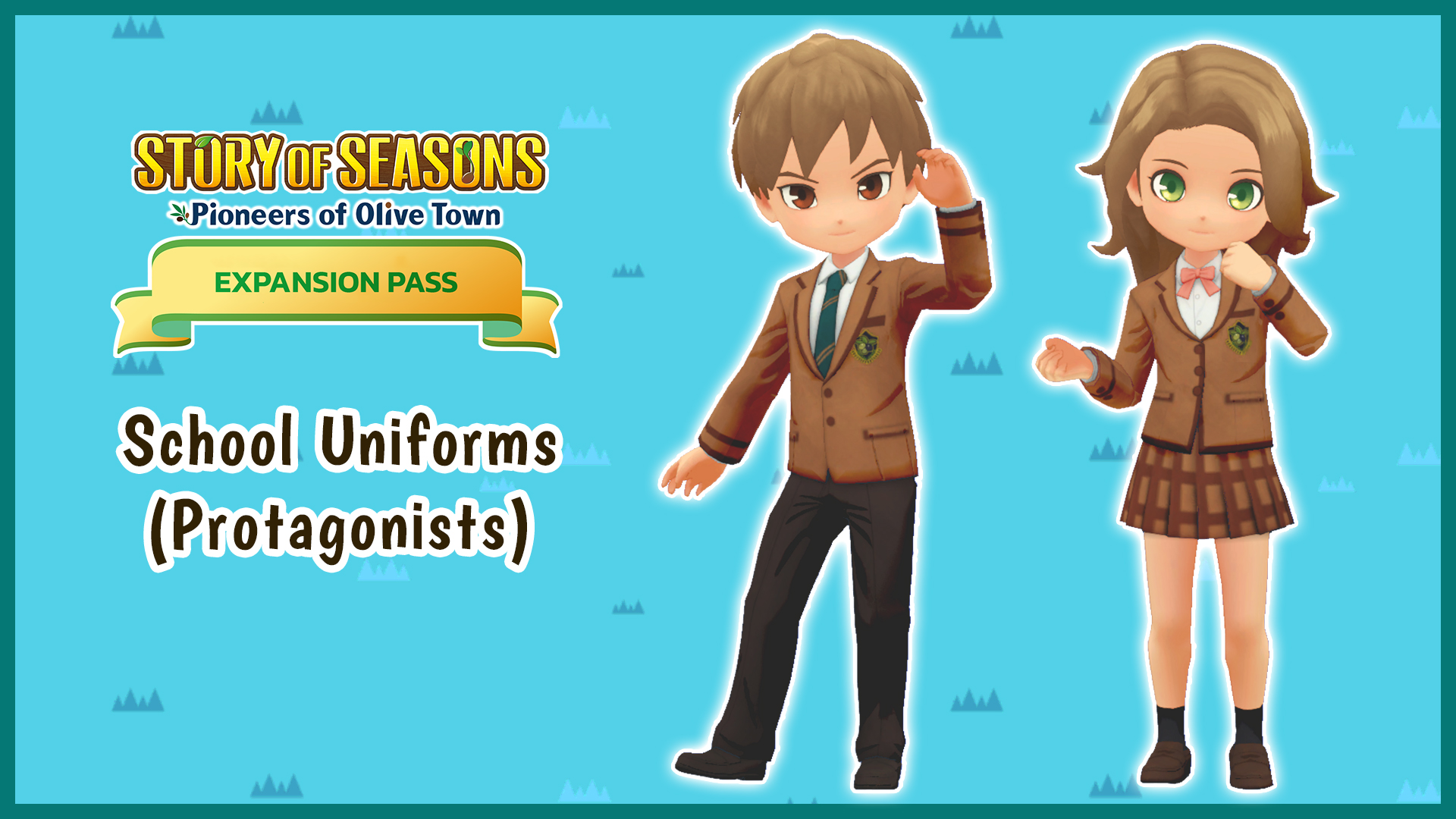 School Uniforms (Protagonists) / STORY OF SEASONS: Pioneers of Olive ...