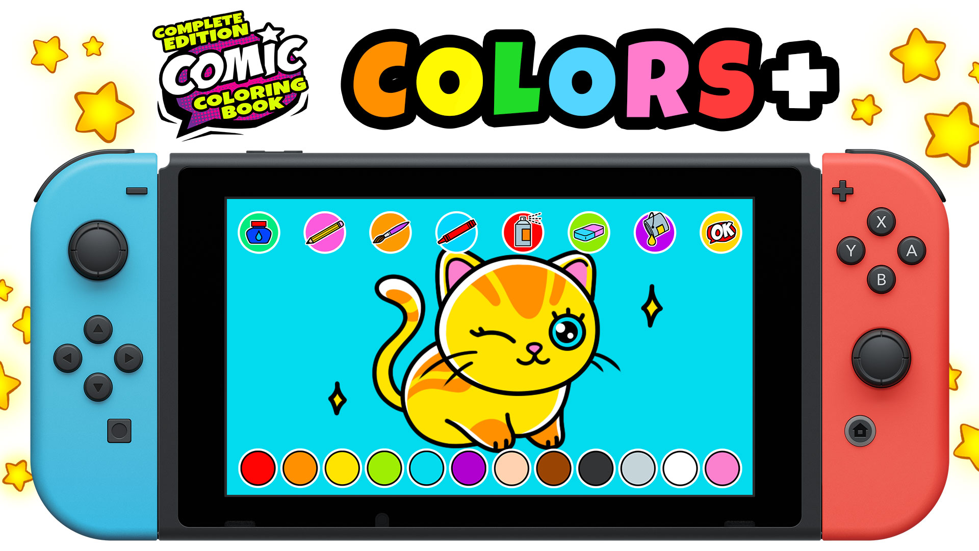 Comic Coloring Book Complete Edition: COLORS +/Bundle/Nintendo Switch ...